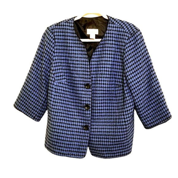 TanJay | Jackets & Coats | Vintage Tan Jay Womens Jacket Blazer 4 Tweed ...